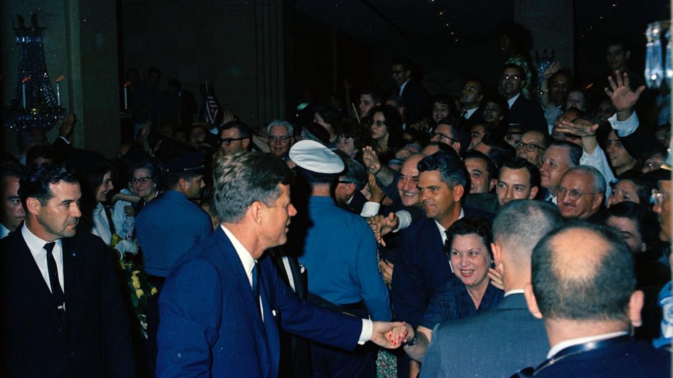 Photos: JFK's Houston last night before November 1963 death