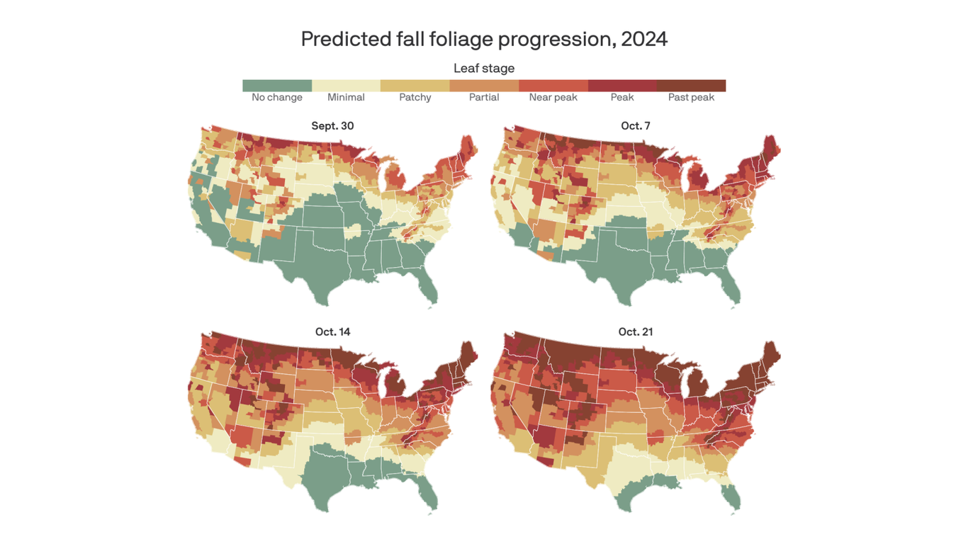 When will the leaves change in Ohio? Drought is making 2024 fall color ...