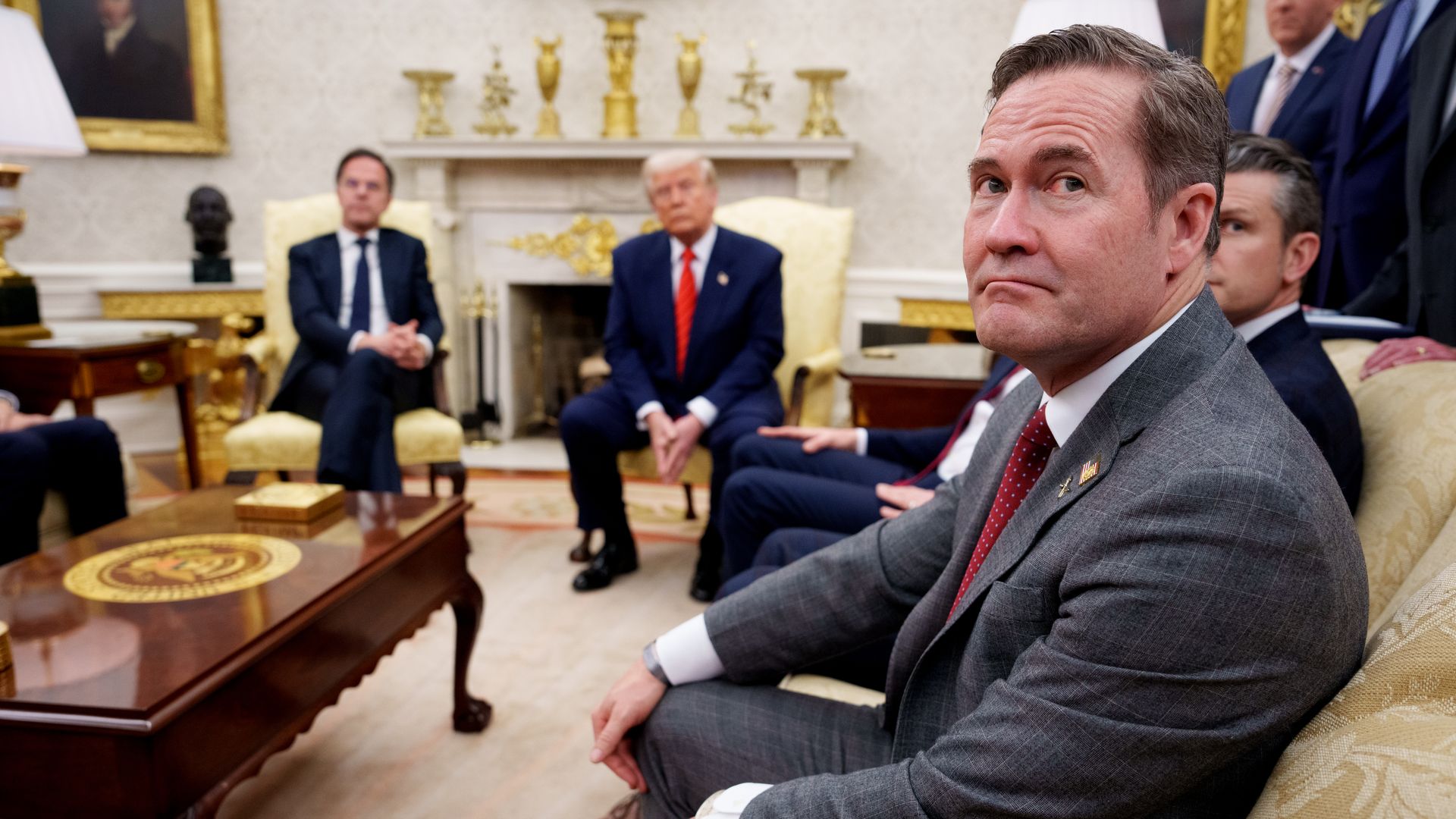 Trump backs national security adviser after Houthi group chat scandal