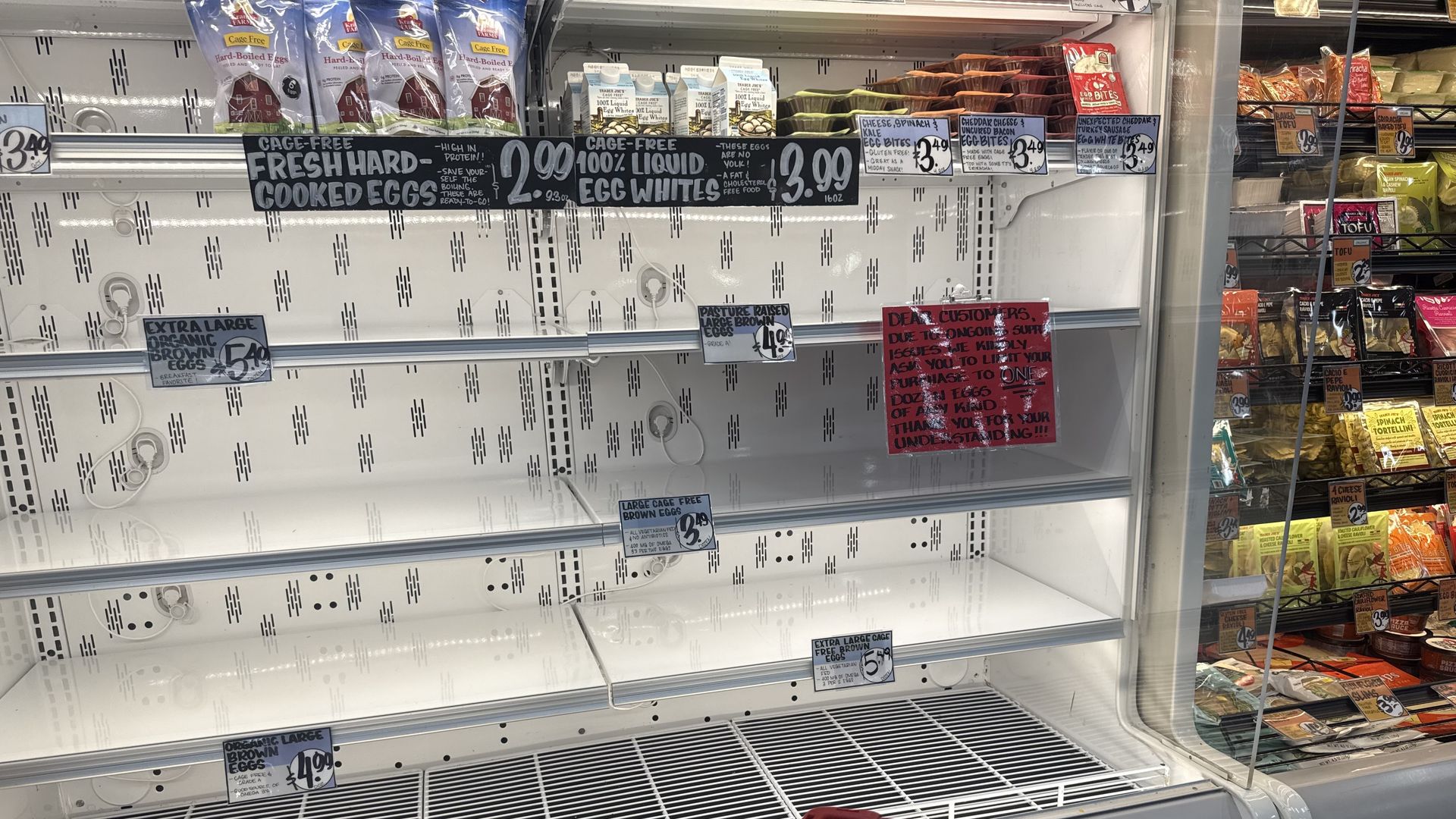 Trader Joe's egg limit of one dozen eggs per customer added with bird flu