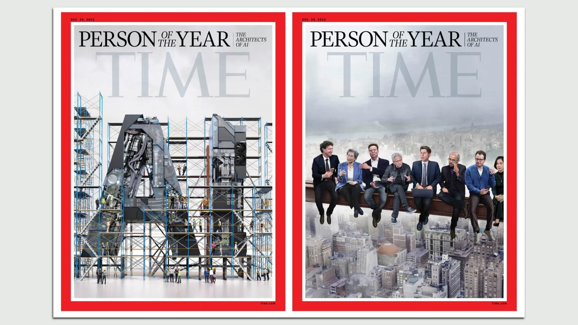 Time magazine's 2025 "Person of the Year": AI architects