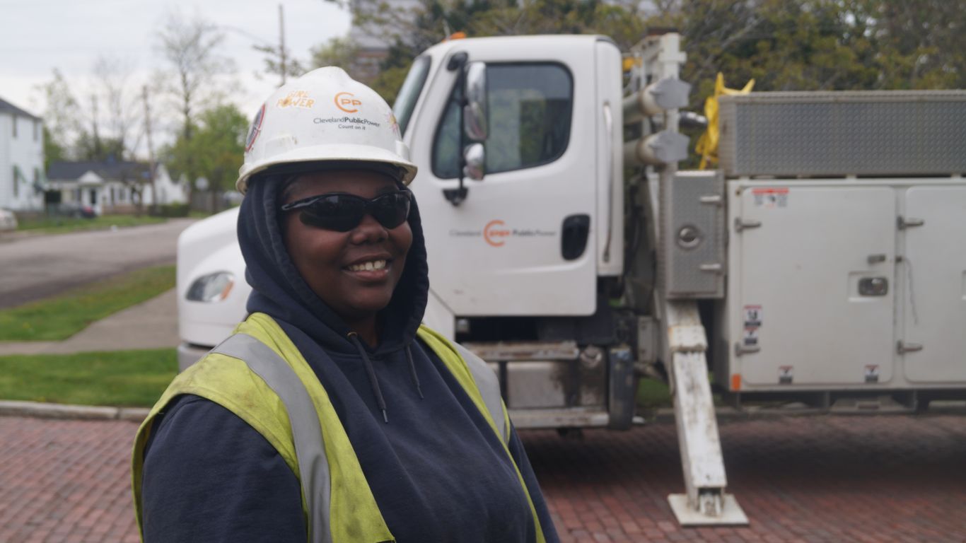 Cleveland Public Power now has its first woman line worker - Axios ...