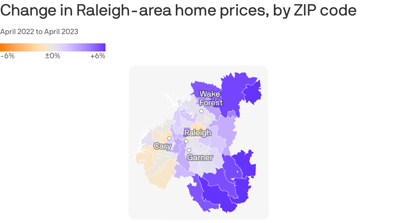 Housing prices are growing fastest in Raleigh and Durham's suburbs ...