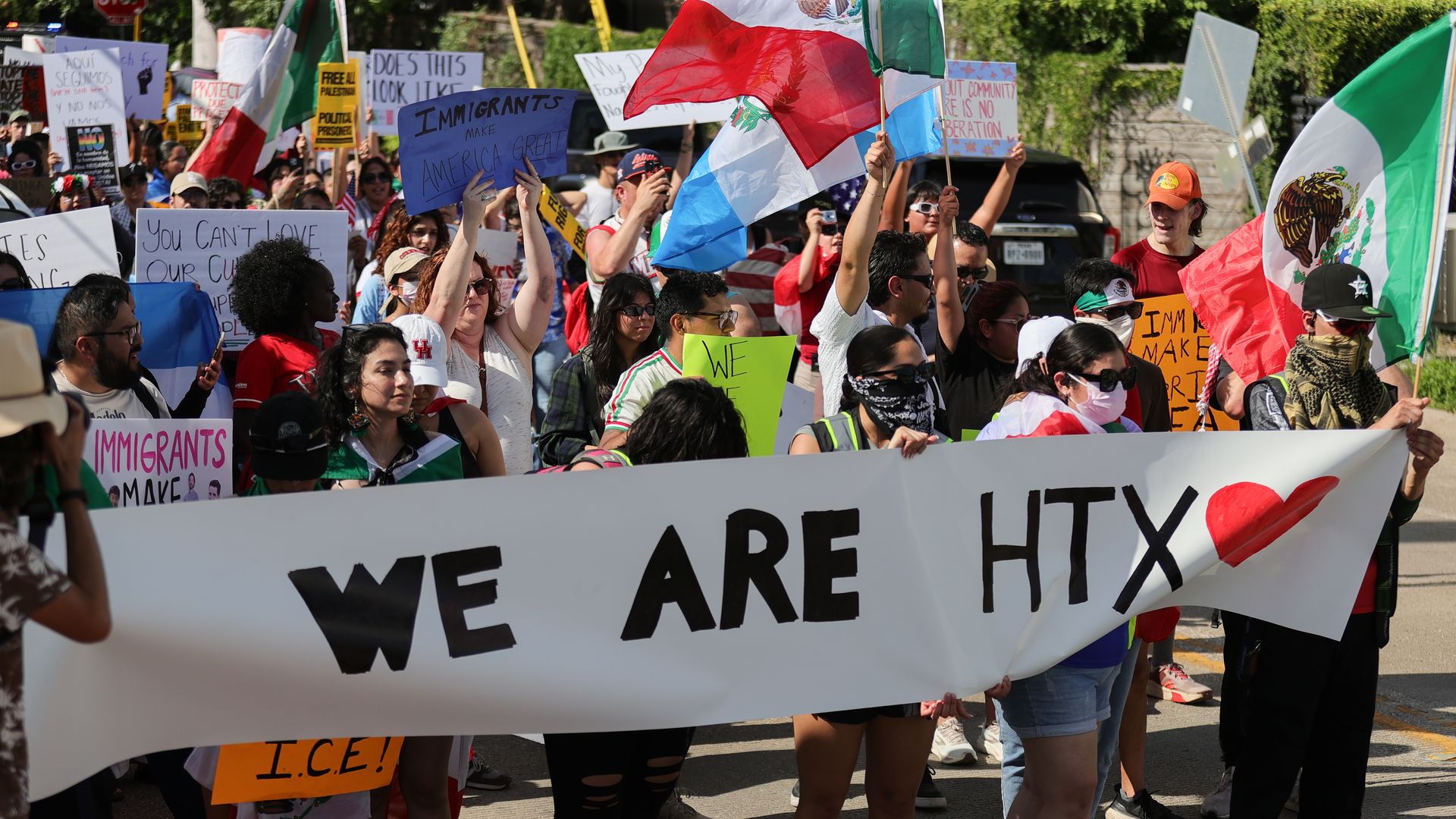 Anti-Trump protest planned outside Houston City Hall - Axios Houston