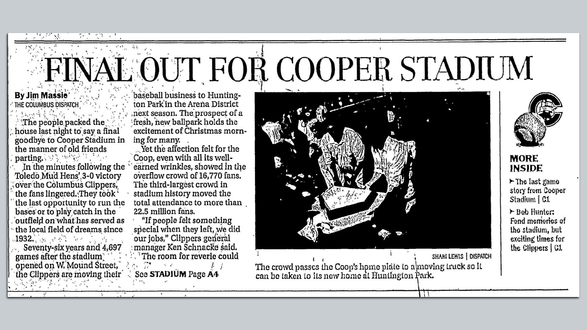 Indy turned a ballpark into apartments — and Columbus could do the same ...