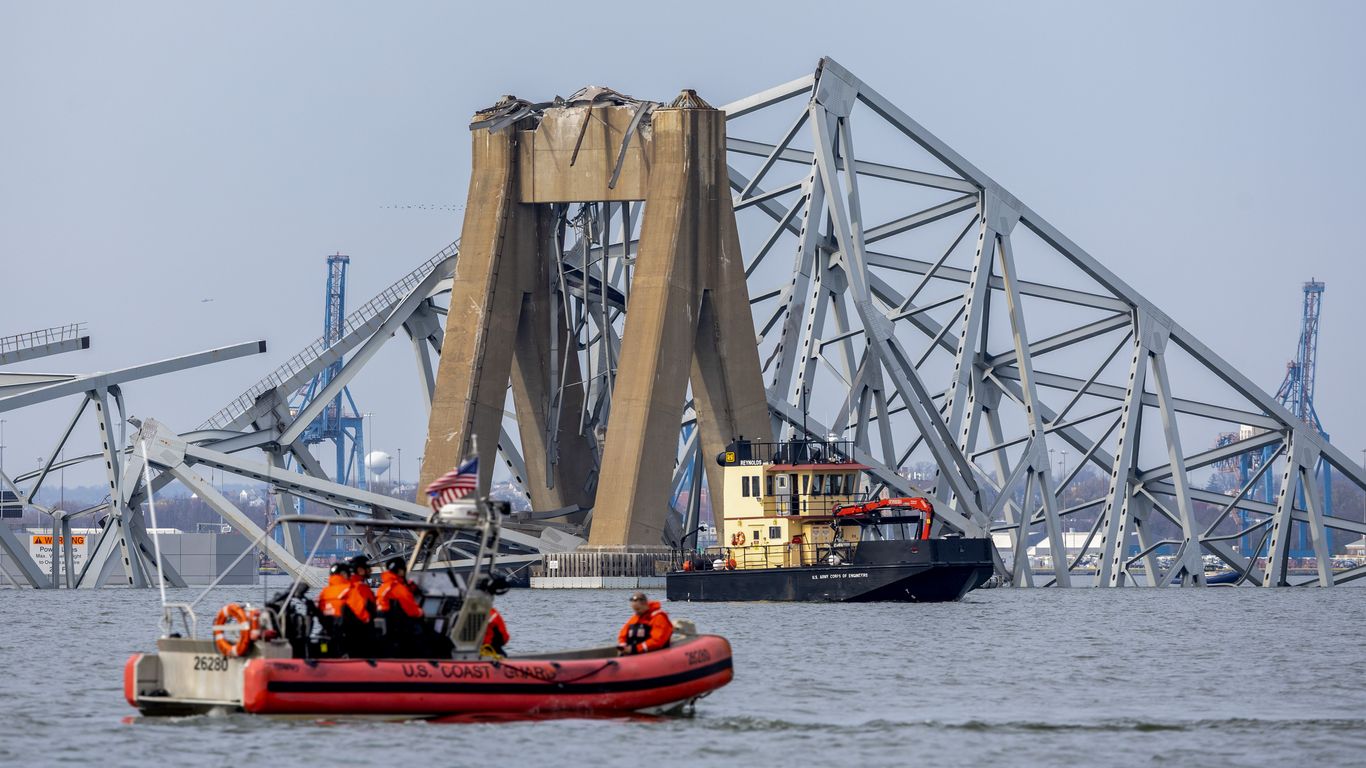 Baltimore bridge collapse: Six presumed dead, search suspended