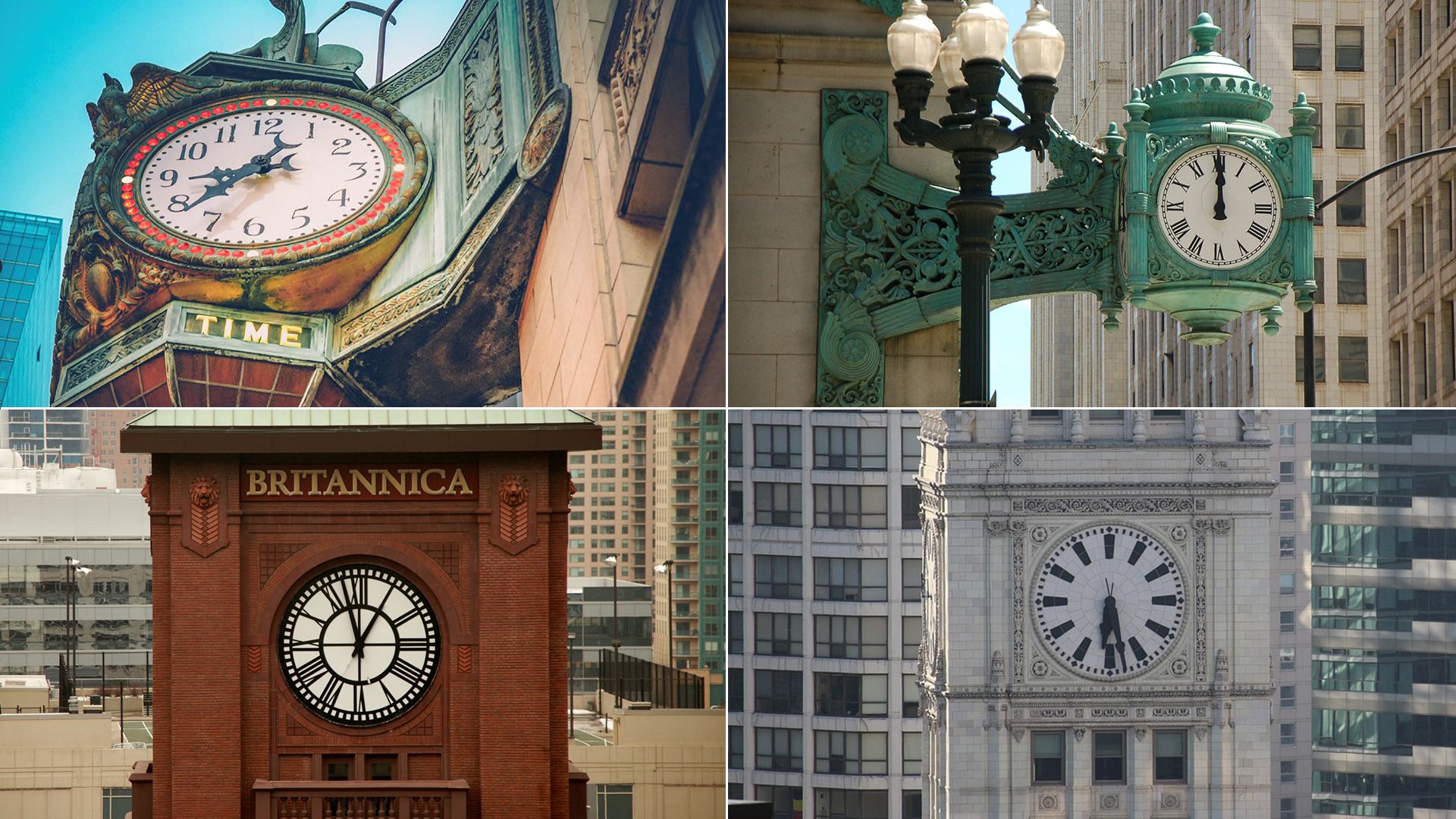 Game: Name these famous Chicago clocks - Axios Chicago