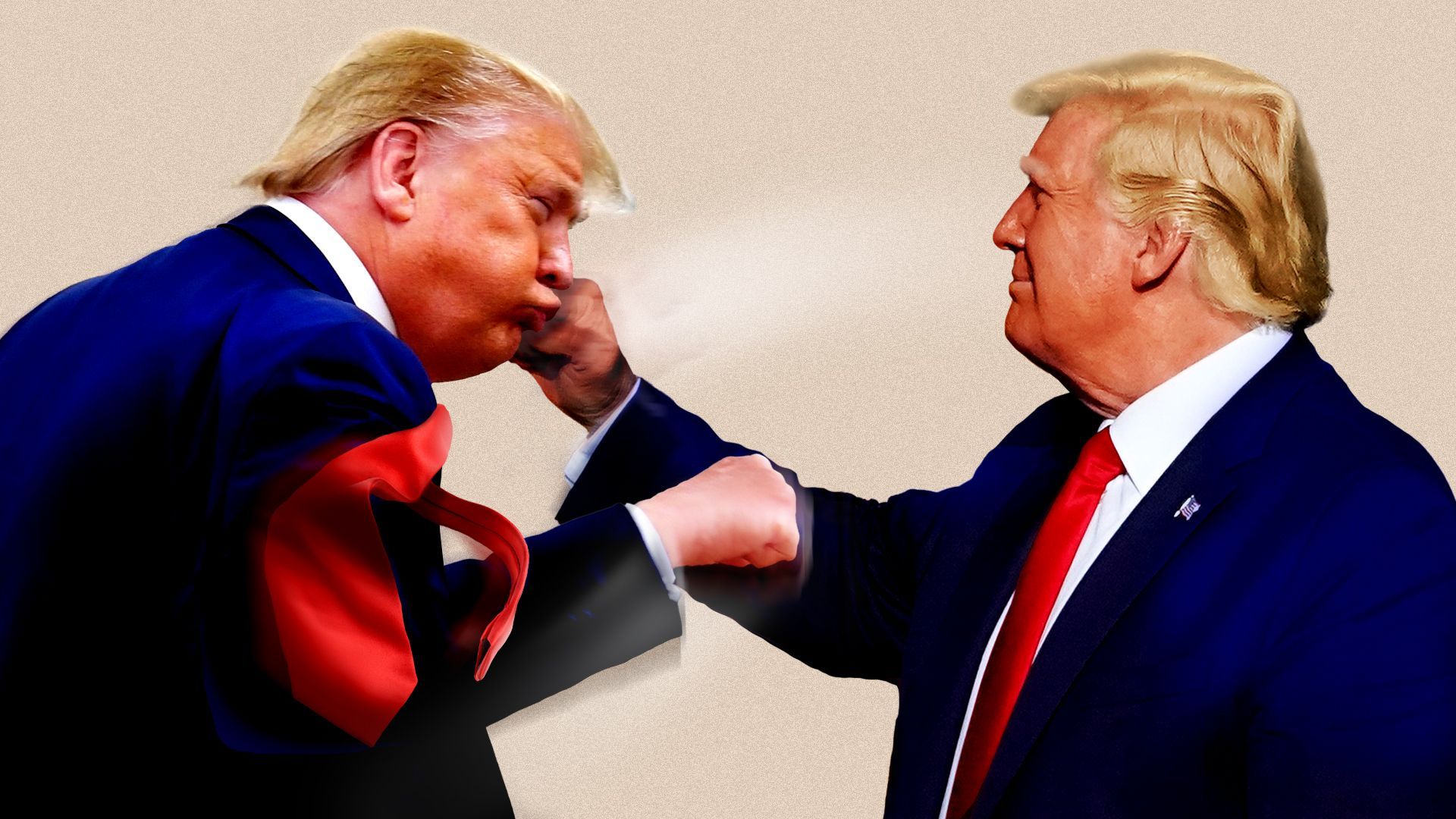 Trump vs. himself: The ex-president's flip-flops