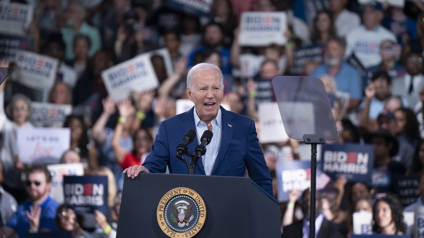 Biden rallies Raleigh one day after 'disastorous' debate - Axios Raleigh