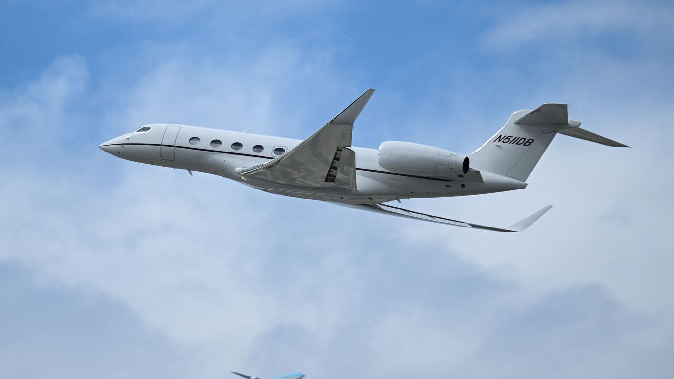 Tracking New England's top private jet travelers - Axios Boston