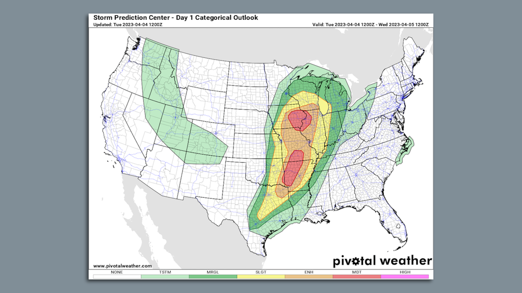 Midwest, South in line for another significant tornado outbreak