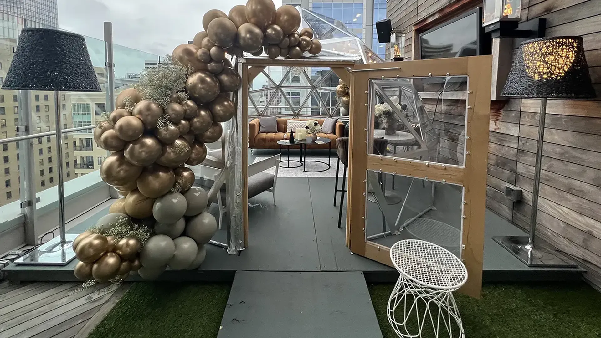 The igloos are coming back to the Merchant & Trade rooftop - Axios ...