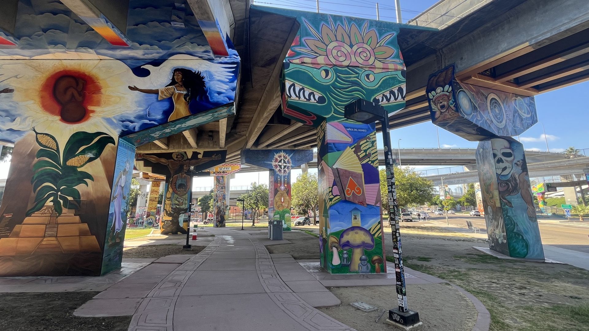 Here in SD: Chicano Park murals - Axios San Diego