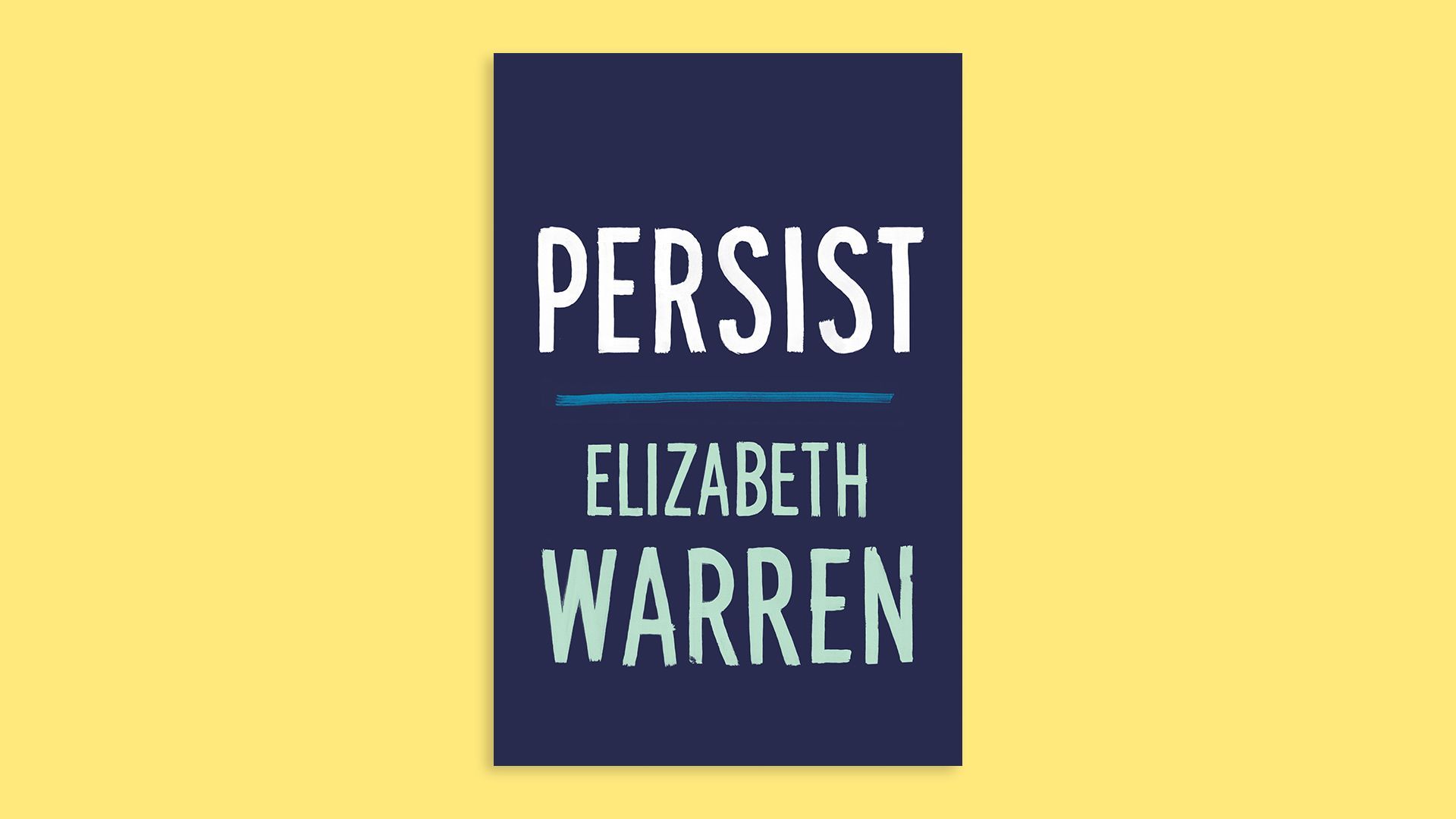 Elizabeth Warren plans April book called "Persist"