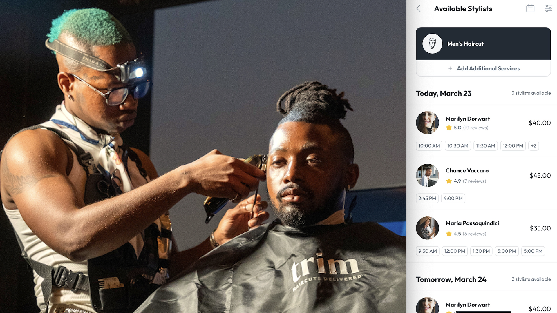 Trim app brings Uber experience to haircuts in Tampa Bay - Axios Tampa Bay