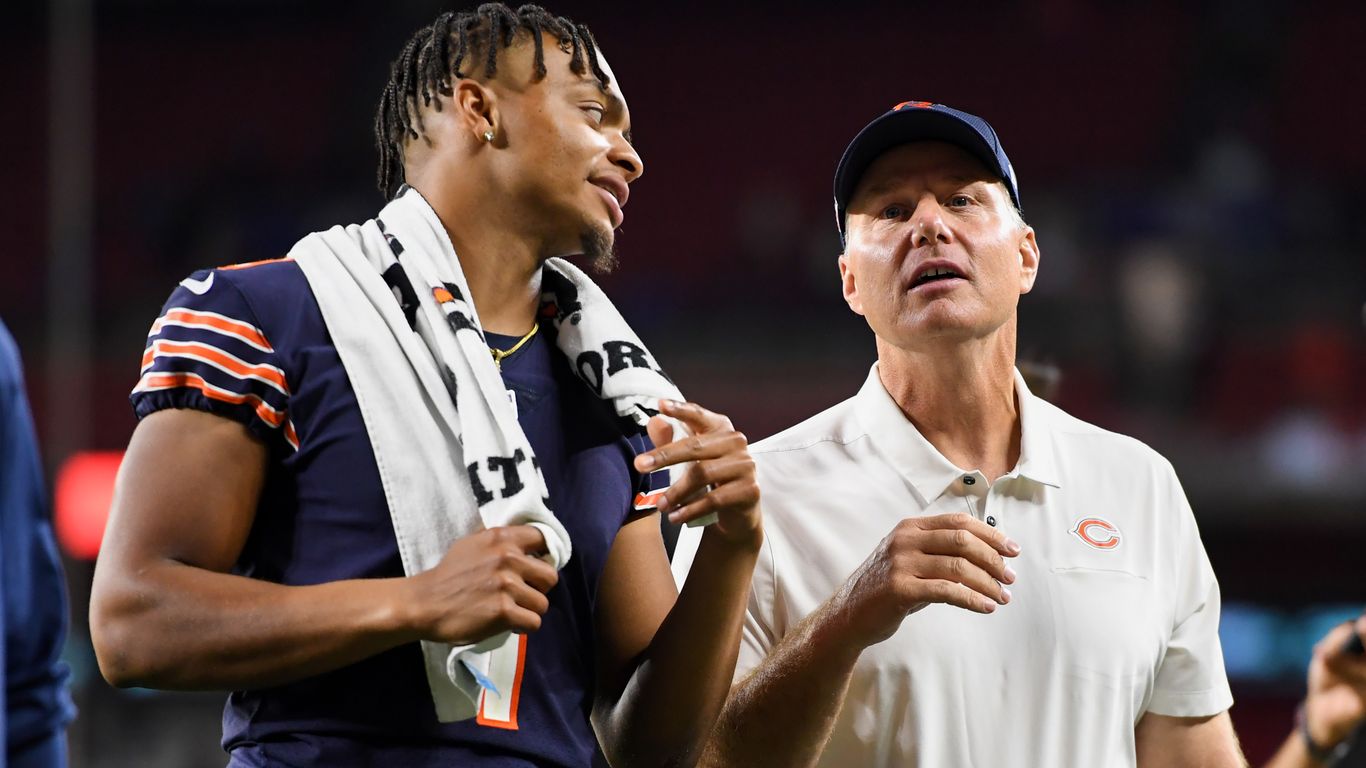 Bears finish preseason undefeated for the first time since 1994 - Axios ...