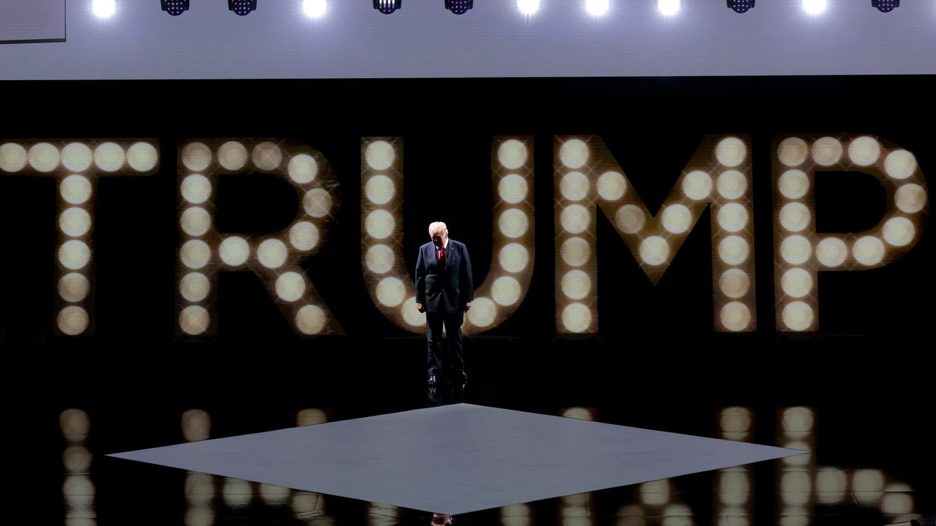 Trump tramples unity theme in two-act convention speech