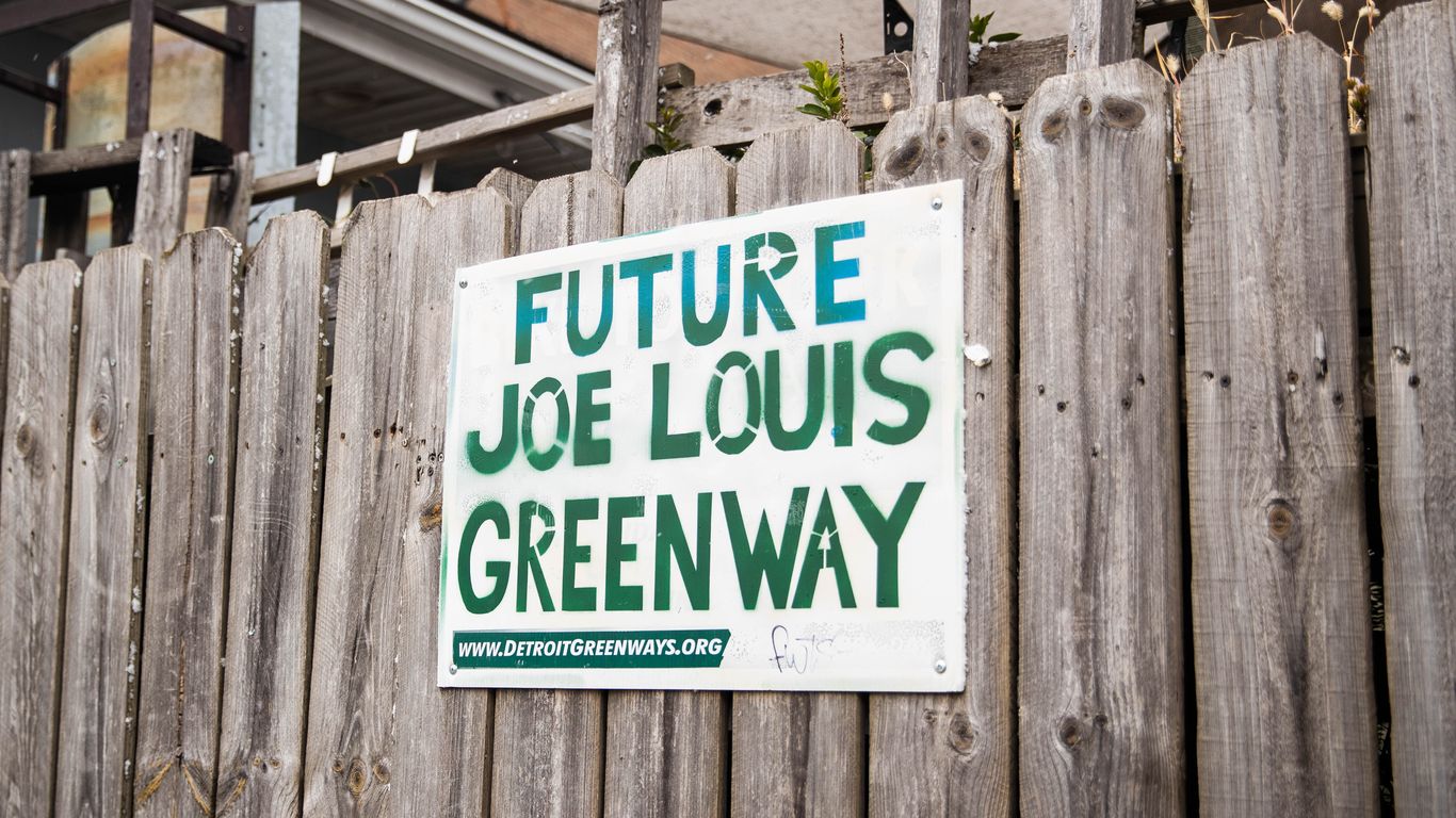 Detroit's Joe Louis Greenway is getting more expensive - Axios Detroit