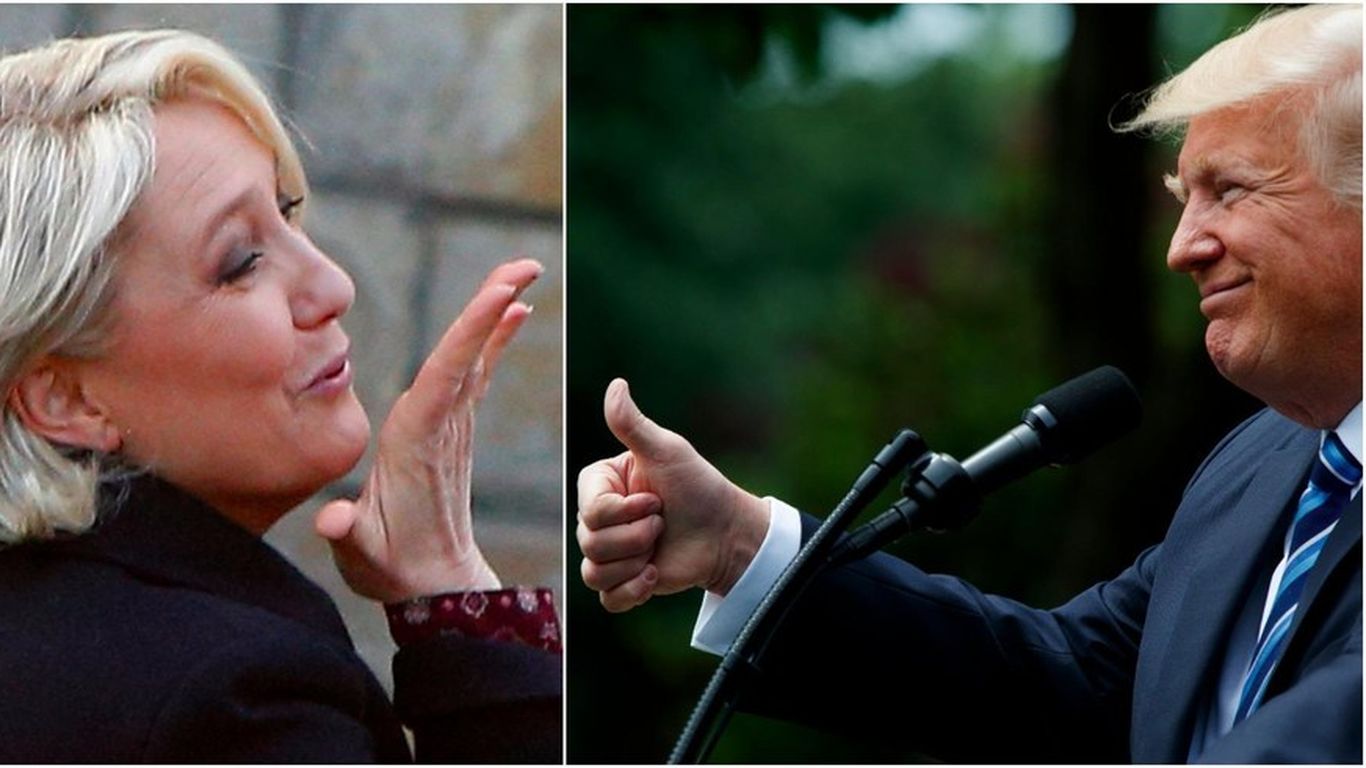 Le Pen throws debate insults just like Trump