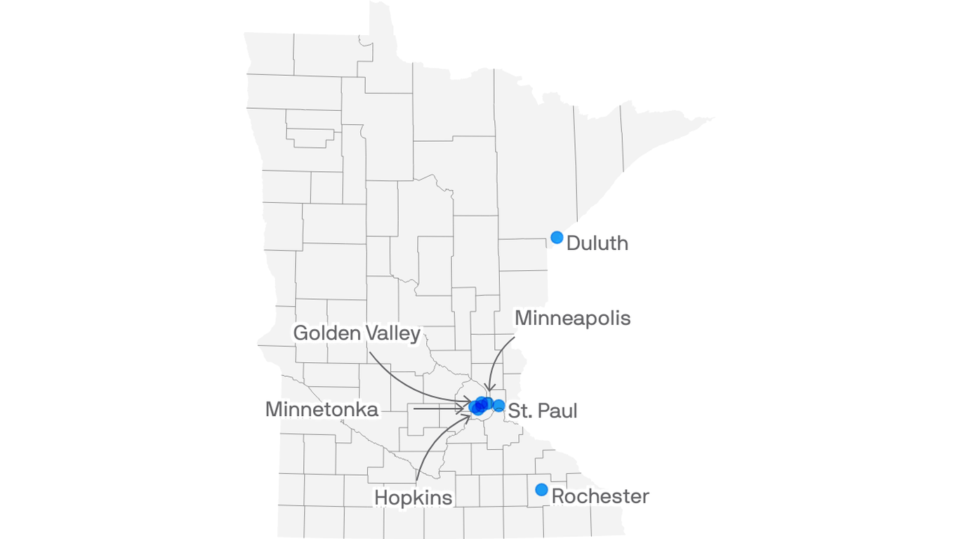Mapped: Minnesota cities with mask mandates during Omicron surge ...