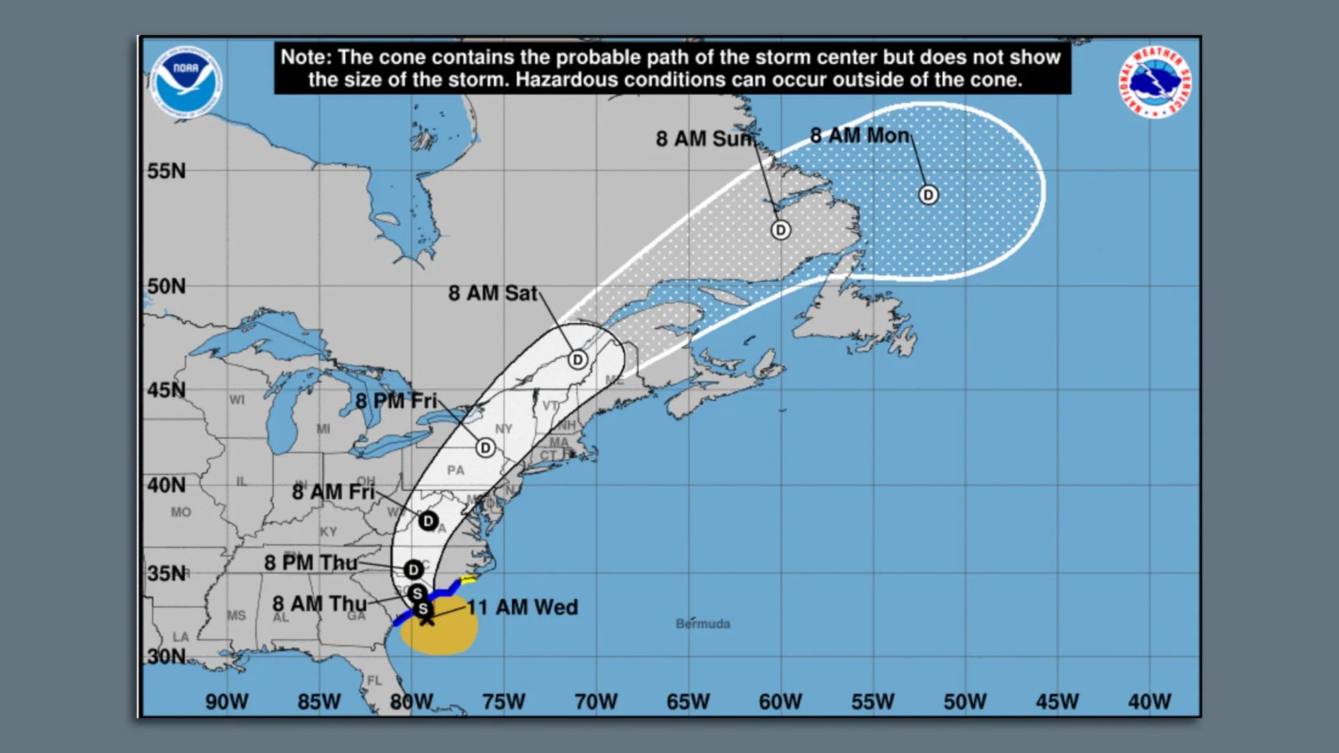 Virginia on a tornado watch as Tropical Storm Debby passes through ...