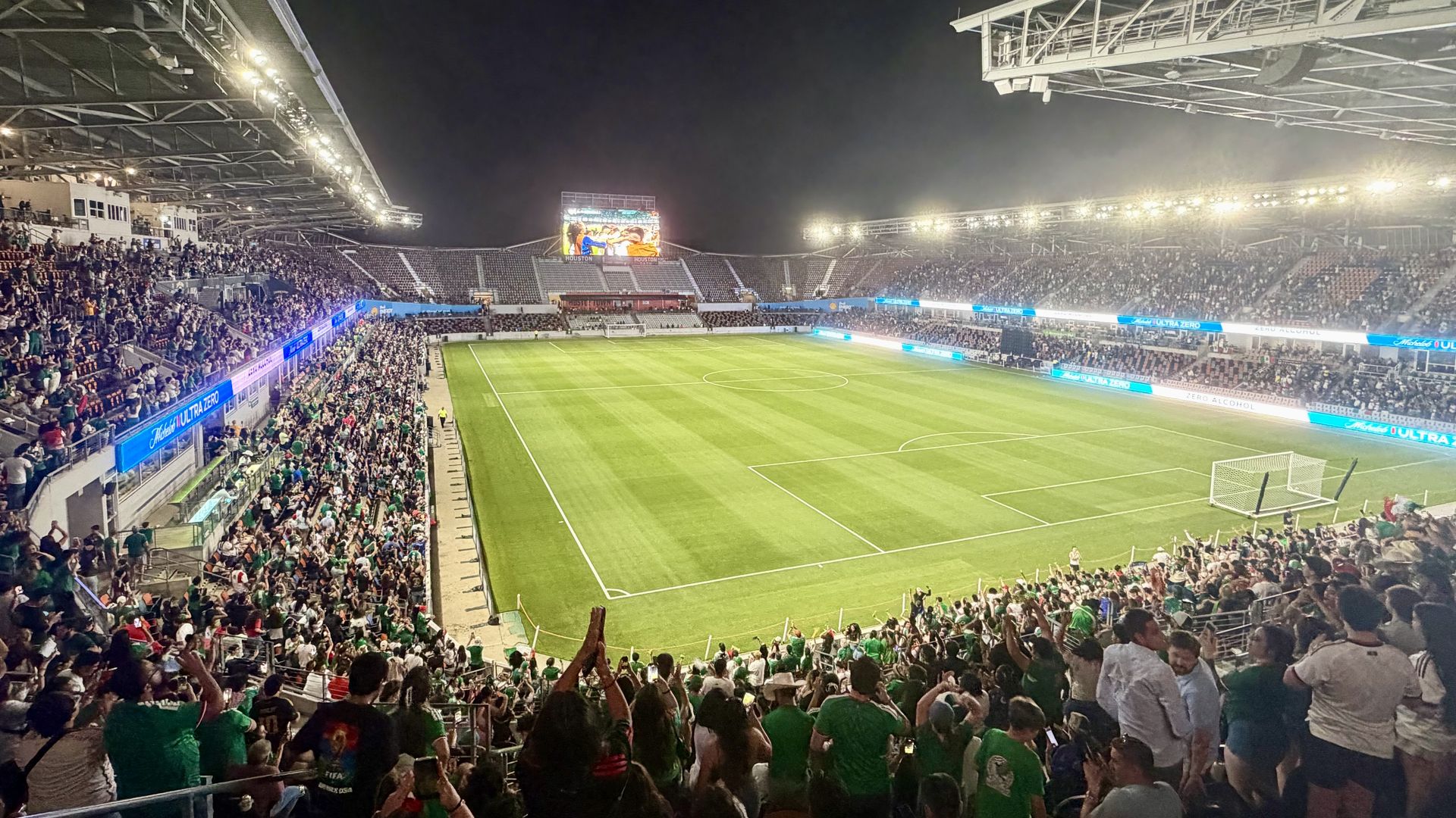Inside Houston's Mexico watch party at Shell Stadium - Axios Houston
