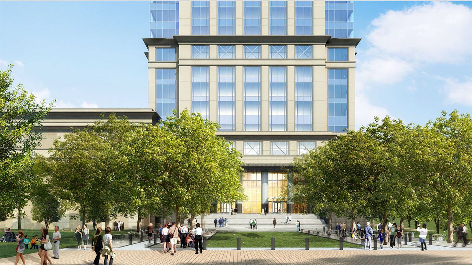 The new tower at 620 South Tryon will bring a splash of 90s style to ...