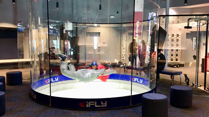 Go inside: iFLY, a modern indoor skydiving facility, now open near ...