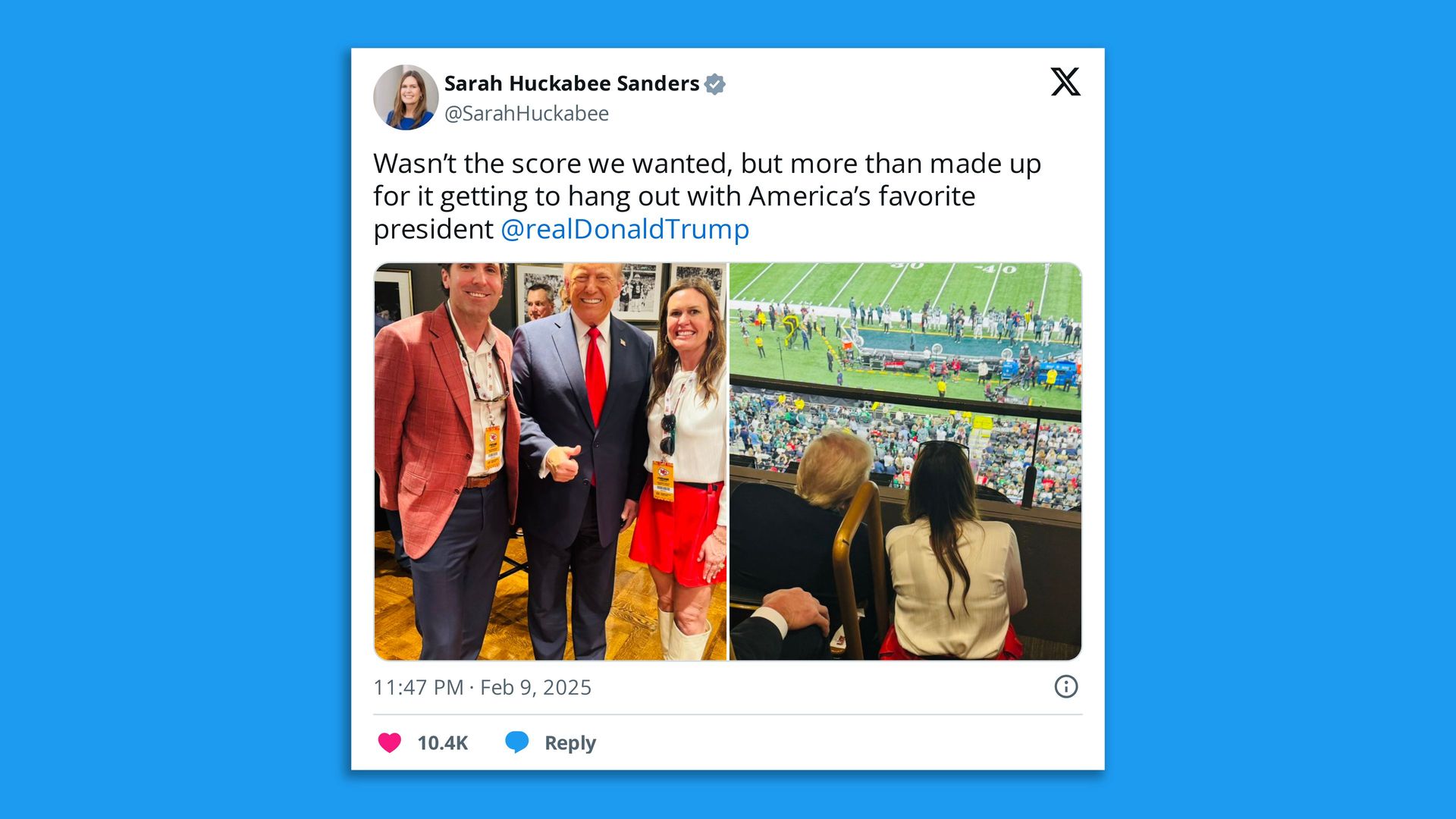 1 tweet thing: Sanders' super sighting - Axios NW Arkansas