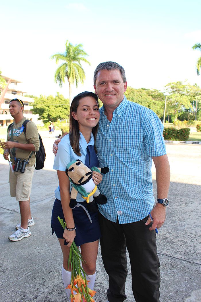 I was traveling with 15 Charlotte high school students in Cuba when ...