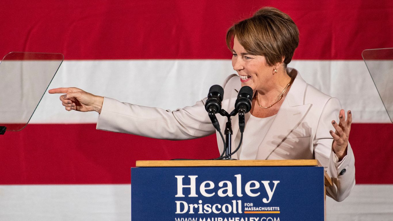 Maura Healey makes history - Axios Boston