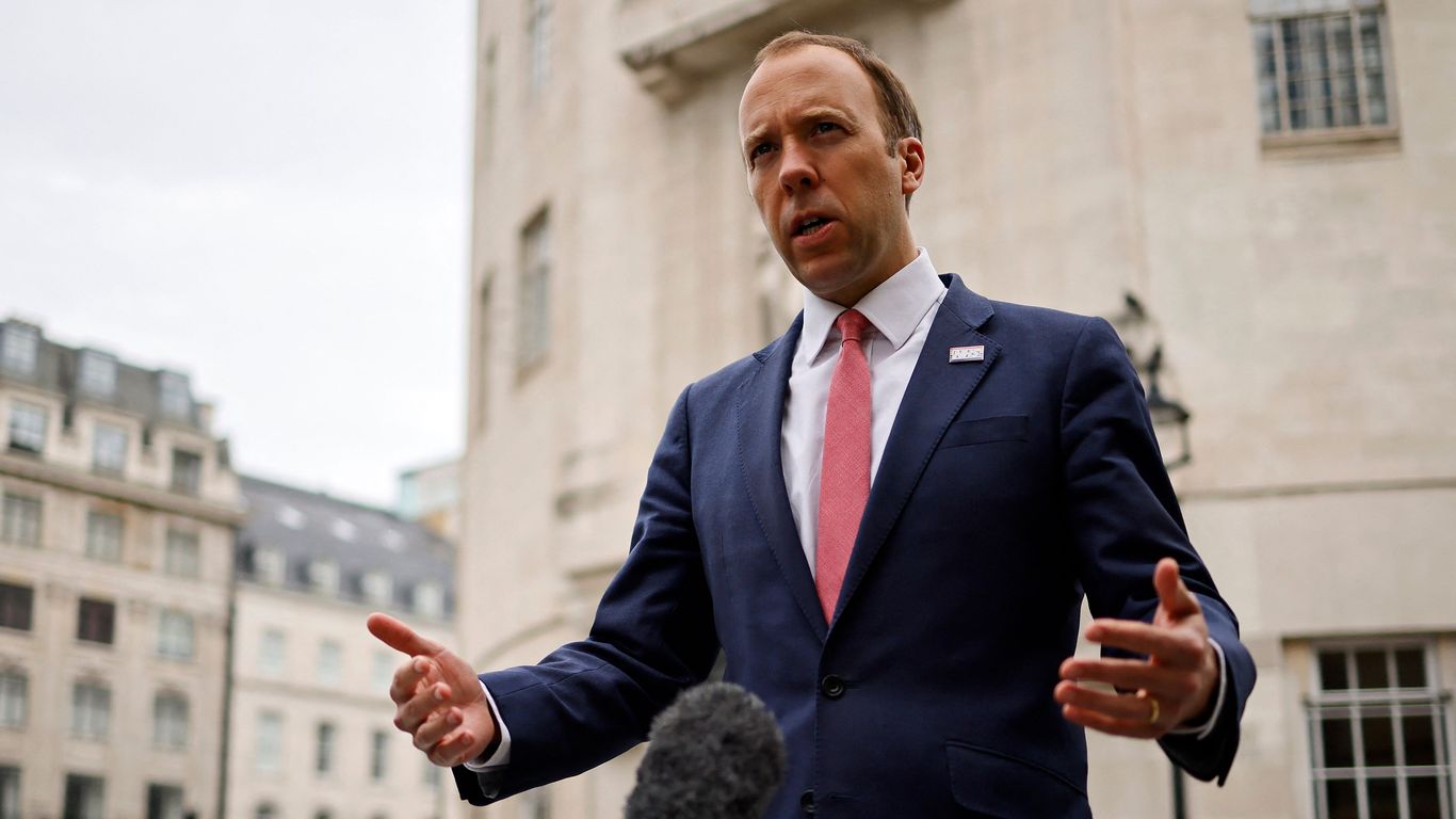 U.K. health secretary quits after breaking COVID rules by kissing aide