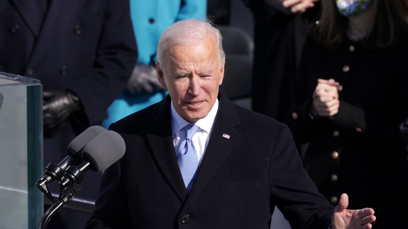 Biden's full speech: New president vows to represent "all Americans"