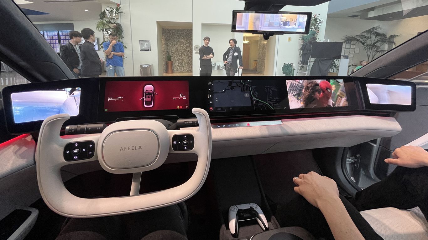 Inside Sony and Honda's "Afeela" prototype car