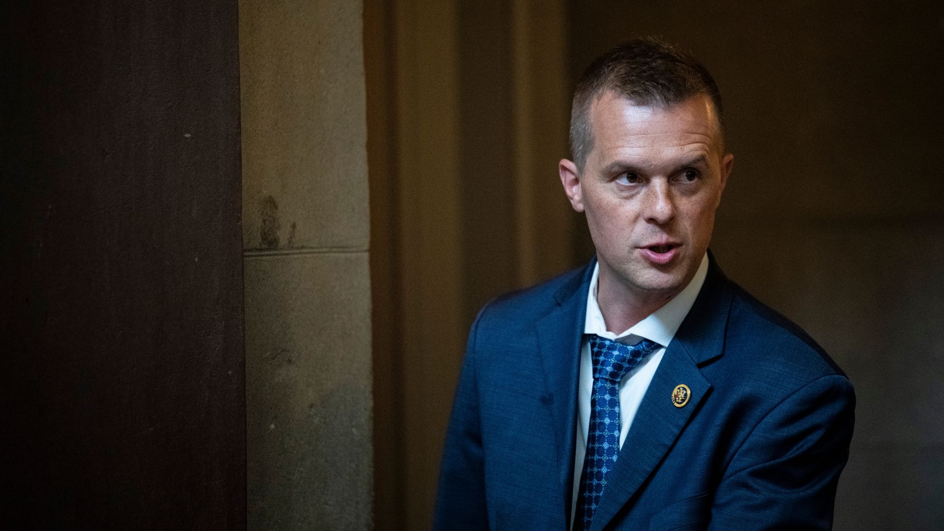 Democrat Jared Golden "absolutely not" committed to voting for Harris