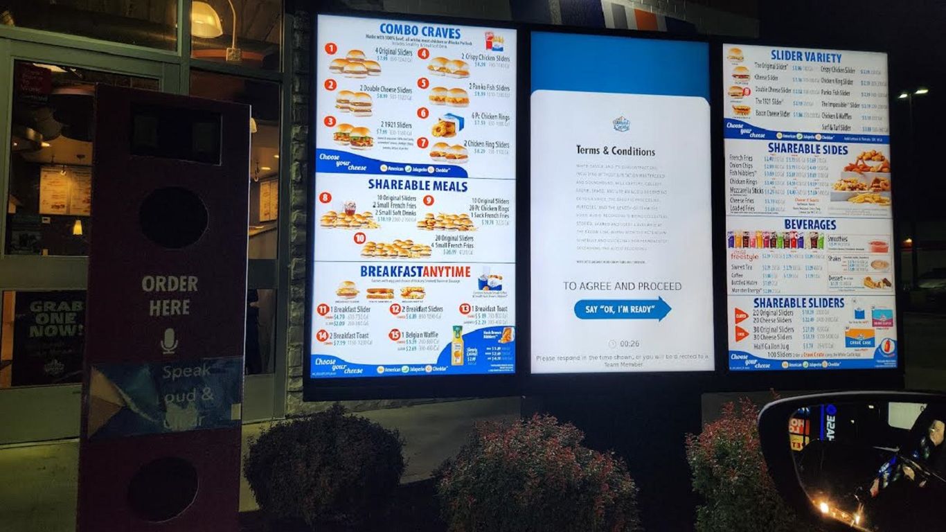 We tried White Castle's AI drive-thru system. Here's how it went ...