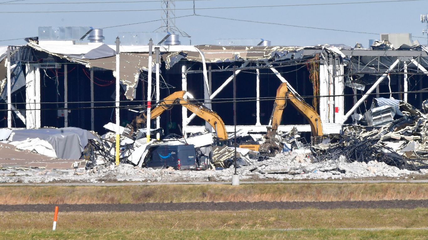 OSHA investigating Amazon's warehouse collapse after tornado kills several