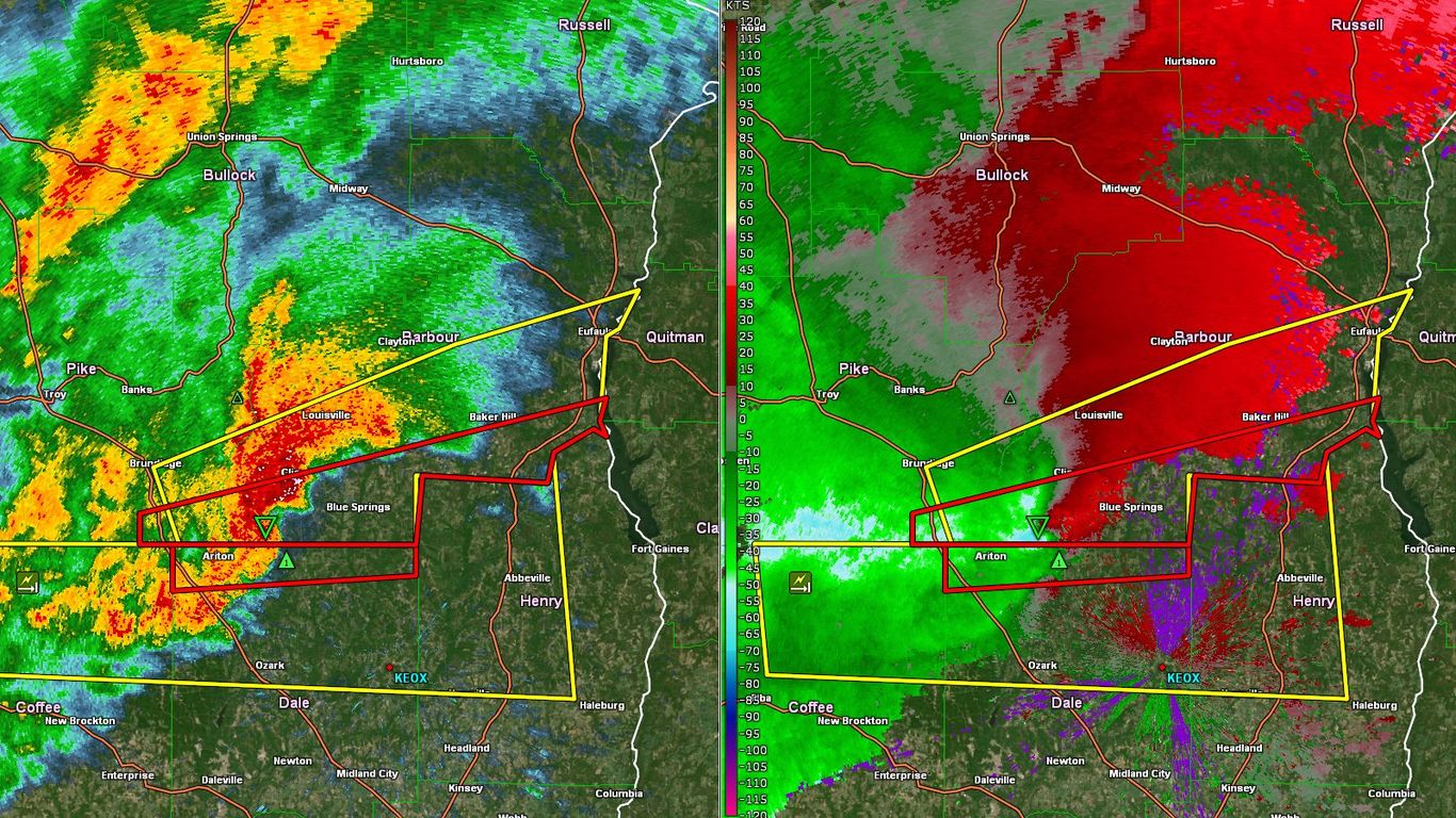 Tornadoes hit Alabama, Georgia, cause widespread damage and deaths