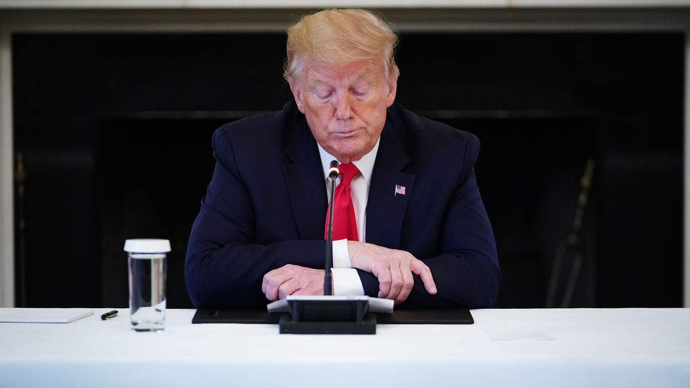 Trump lashed out at campaign manager after polls showed him trailing Biden