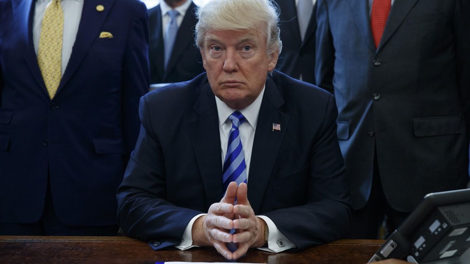 Trump's debut as commander-in-chief