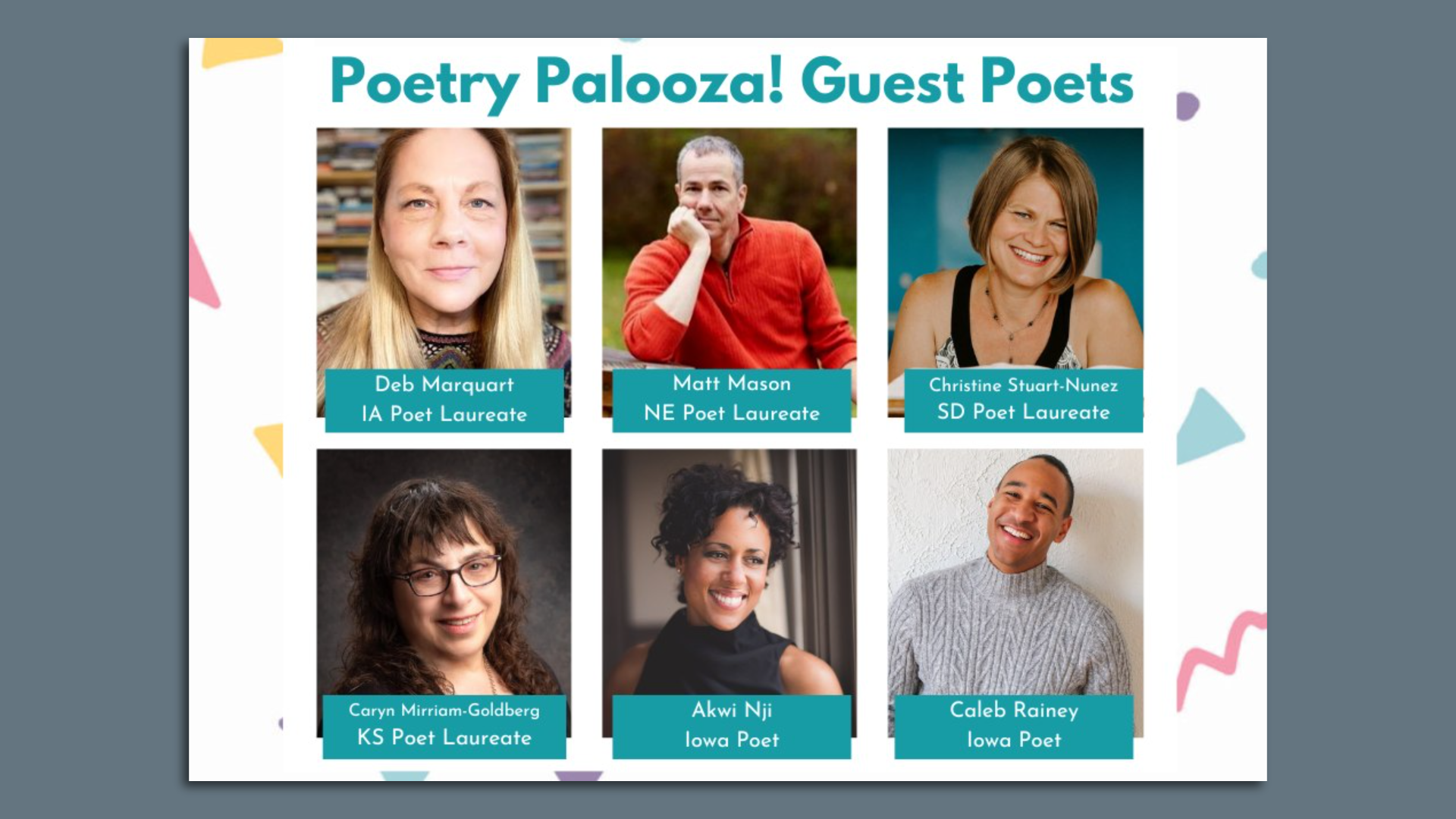 New poetry festival Poetry Palooza! launches in Des Moines - Axios Des ...