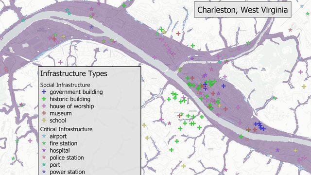 Floods could knock out 25% of all critical infrastructure in the U.S.