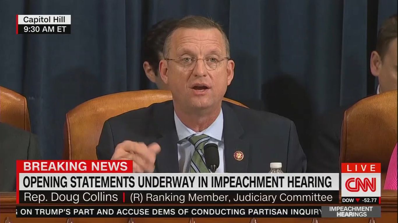 Rep. Doug Collins says Democrats are "making up impeachment" as they go