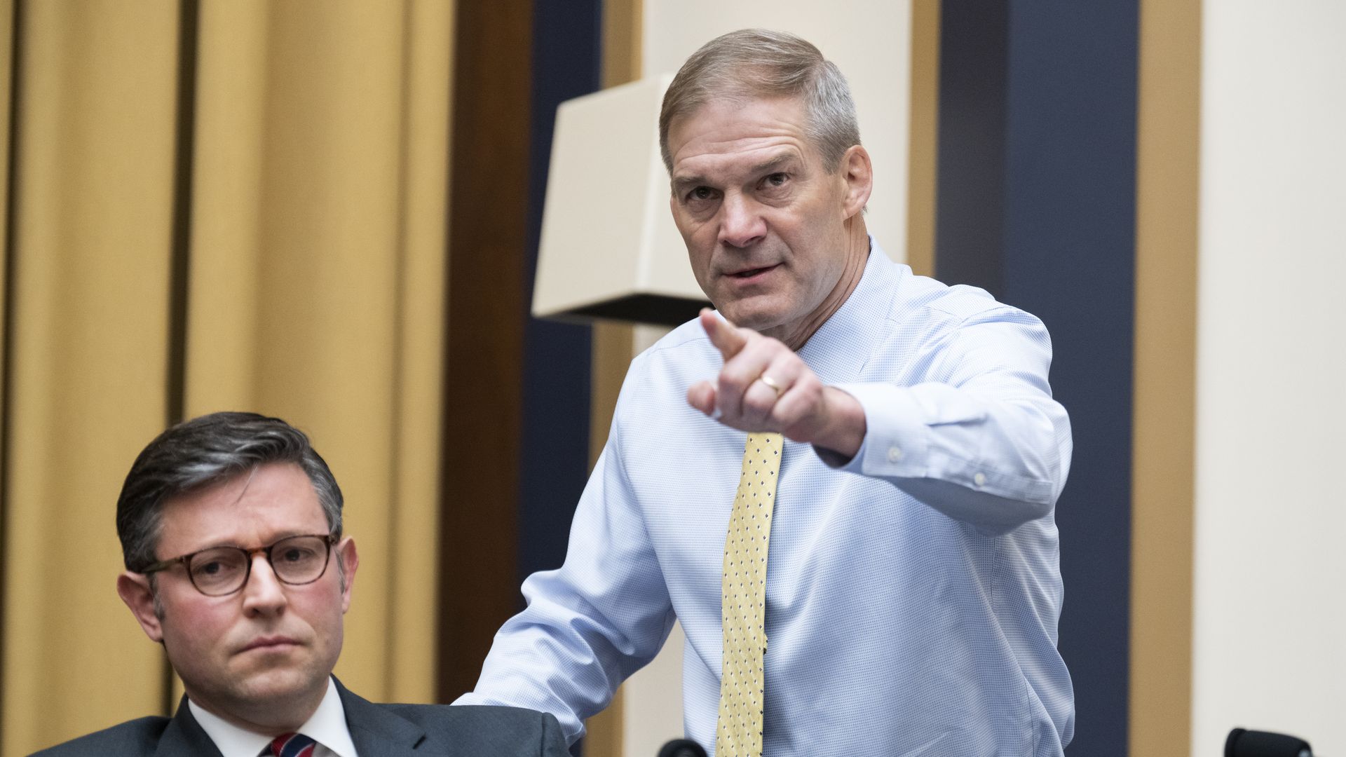 Mike Johnson, Jim Jordan campaign trip leaves House Republicans abuzz