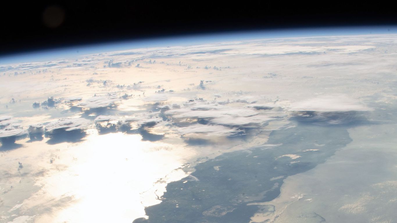 Tracking planes from orbit