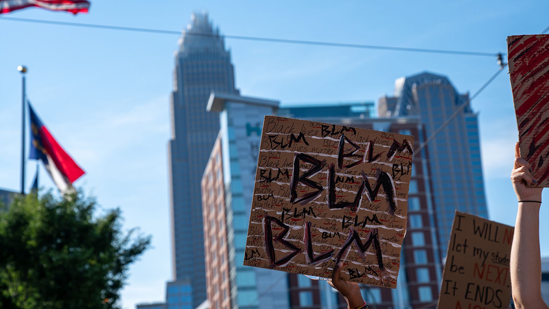 Started as peaceful and organized, a night of Charlotte protests takes ...