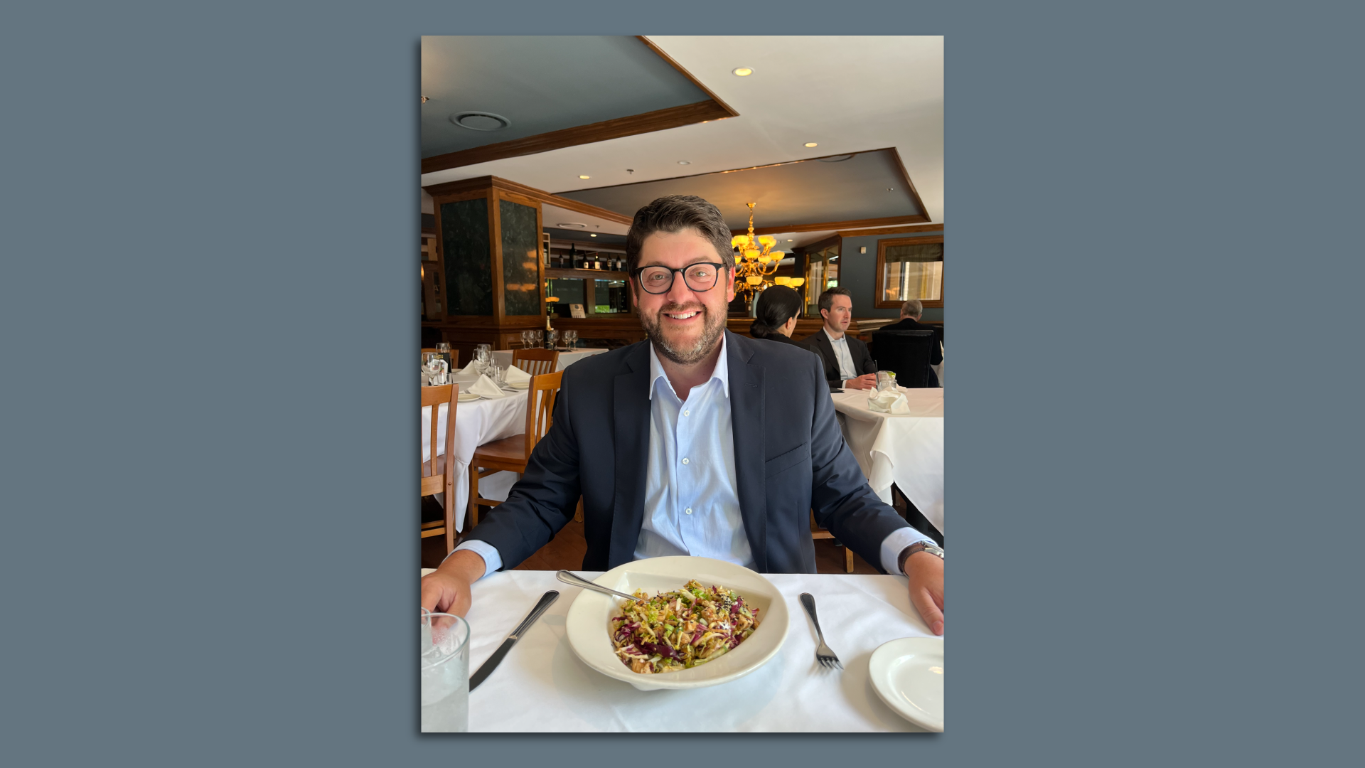 1 fun thing: Lunch with Michael Gaffin