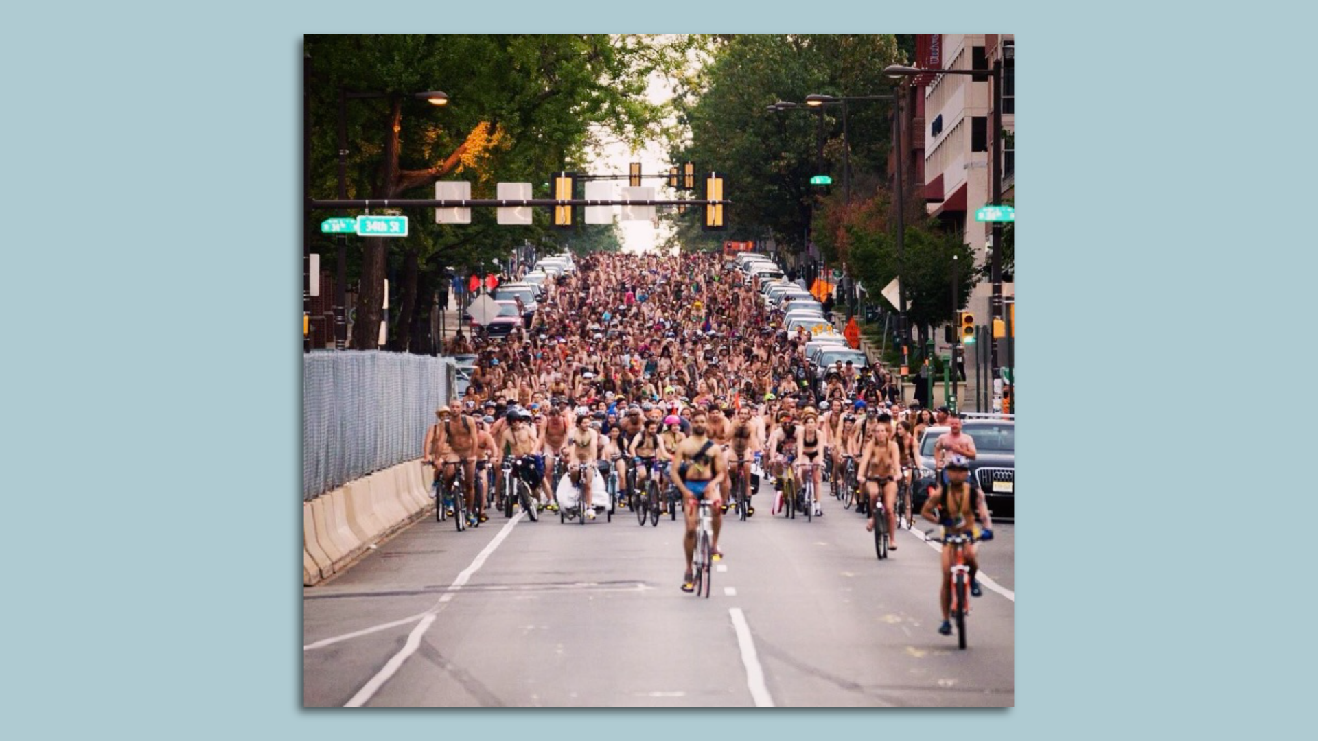 Biking in your birthday suit this weekend in Philadelphia - Axios ...