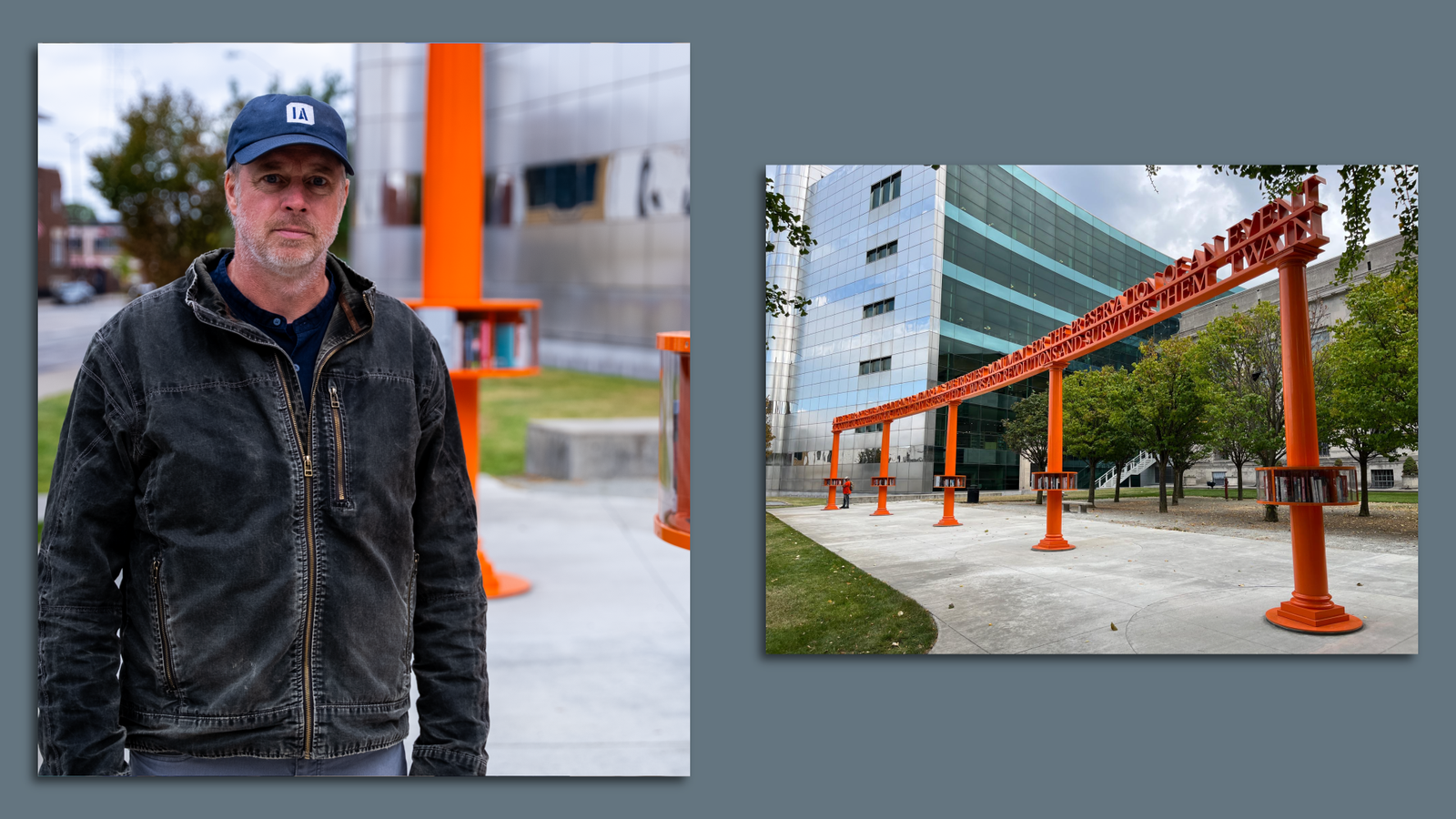 Downtown Indy sculpture earns international praise - Axios Indianapolis