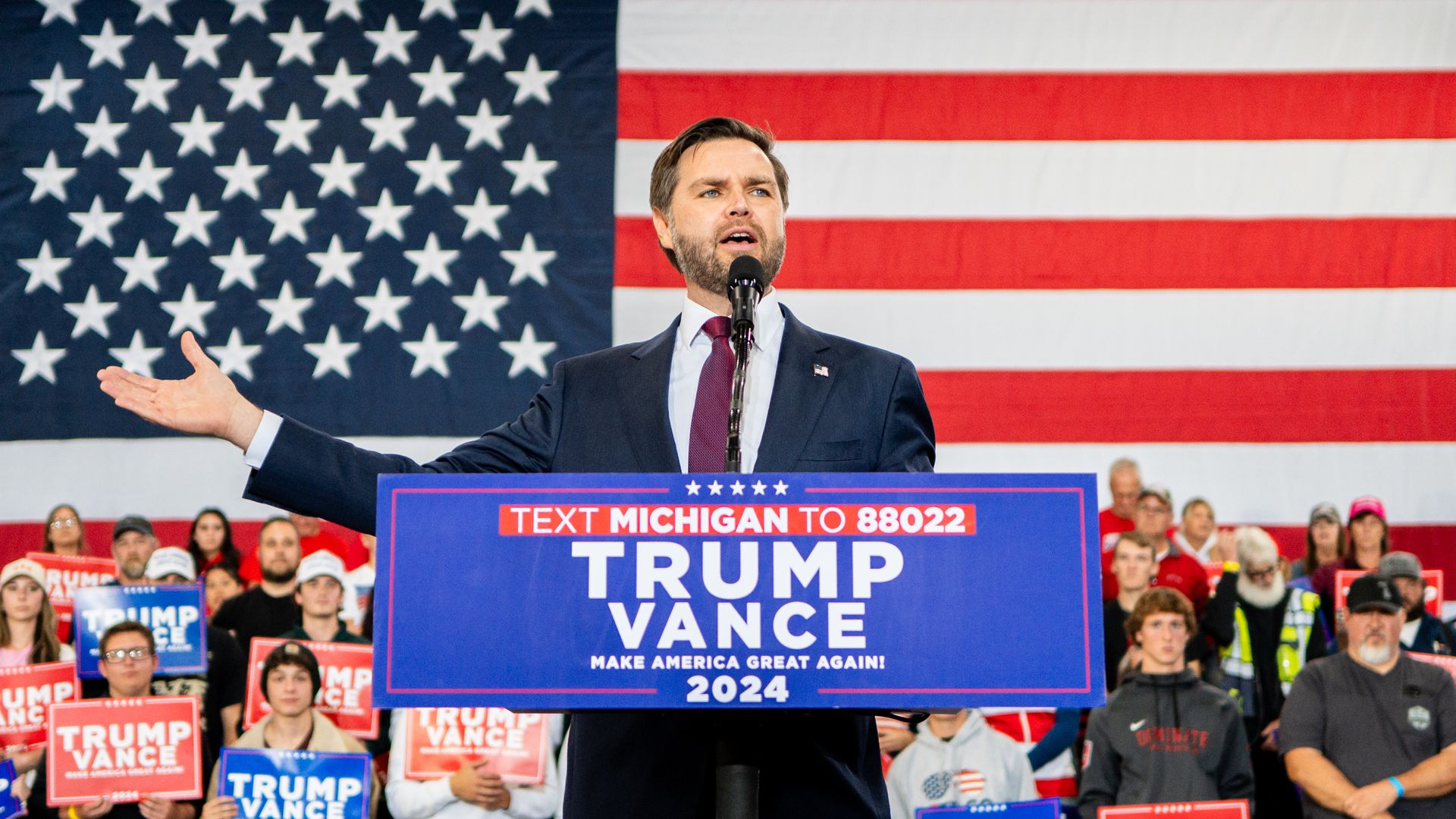 JD Vance says Trump is "candidate of peace" following rebuke from ex ...